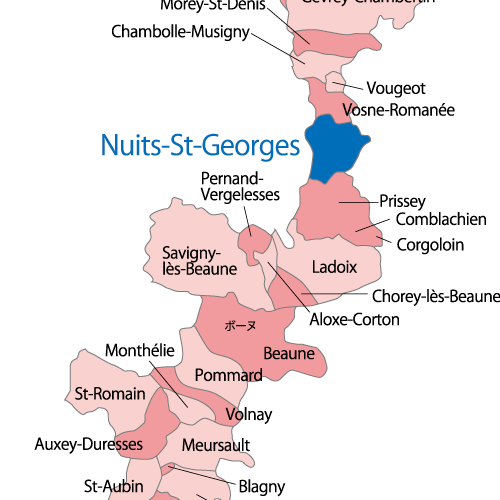 Nuits-Saint-Georges （ニュイ・サン・ジョルジュ） | Tell me Wine by Firadis