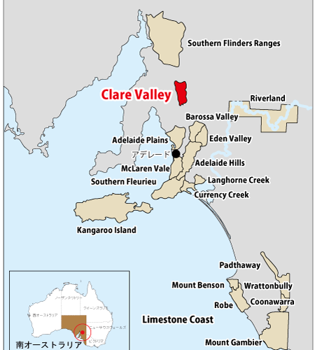 Clare Valley（クレア・バレー） | Tell me Wine by Firadis