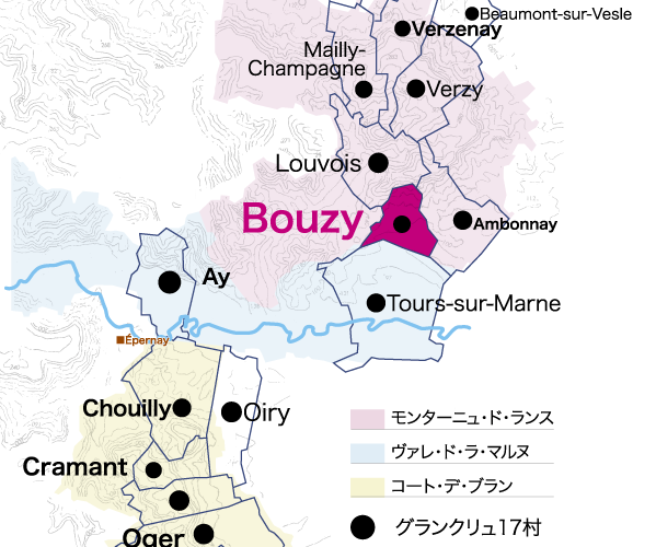 Bouzy（ブジー） | Tell me Wine by Firadis